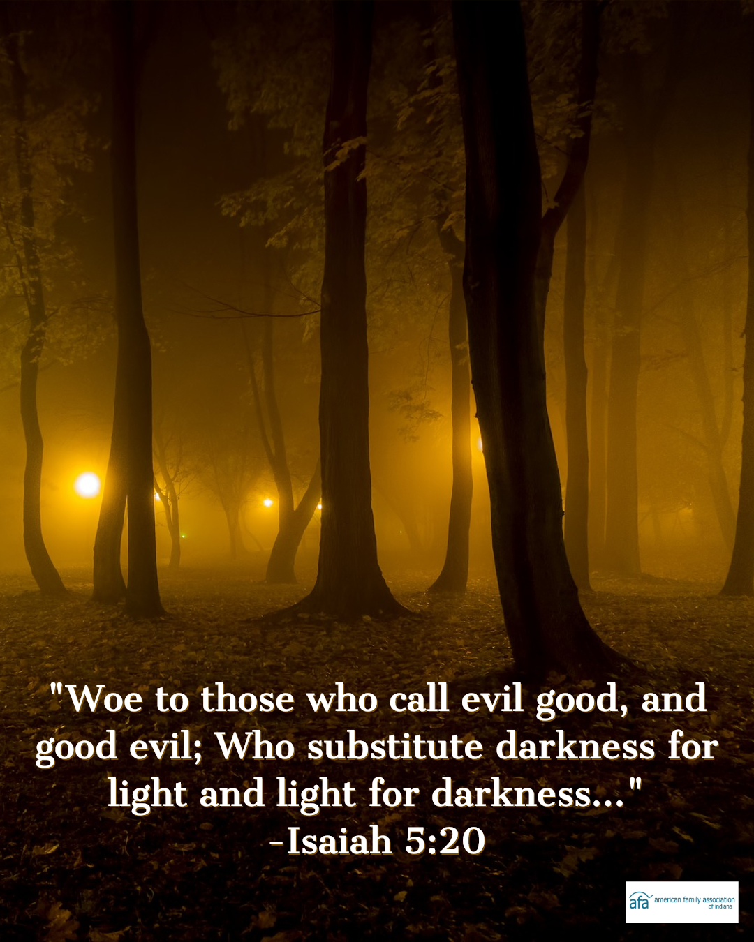 A Warning to those who Seek to Call Evil…Good!
